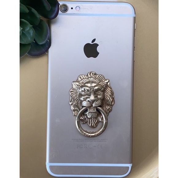 Accessories | Lion Metal Phone Stand Gold Or Bronze Nwt | Poshmark